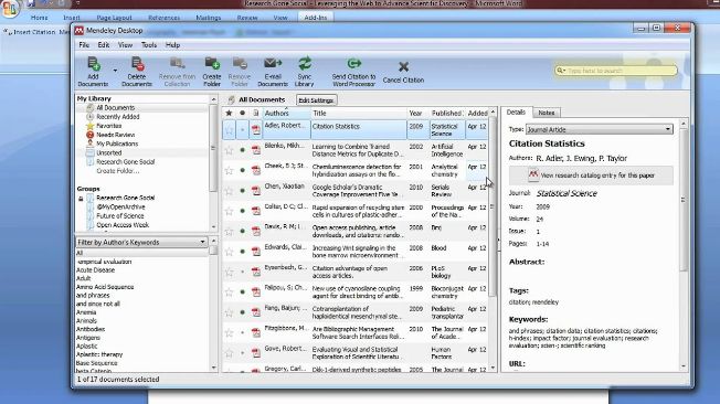 Mendeley Download App Search Engine